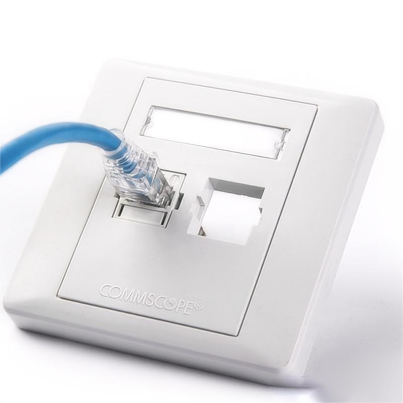 Commscope Dual-port Rj45 Ethernet Panel M12cf, High Quality Commscope ...