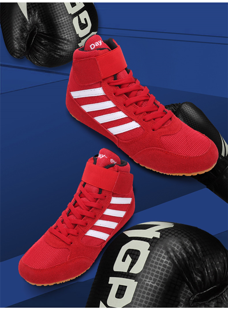 Mma Professional Boxing Wrestling Fighting Weightlift Shoes Unisex Kids ...