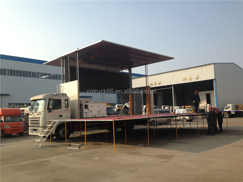 4*2 Jac 80 Square Meters Flow Stage Truck Trailer For Sale, High ...