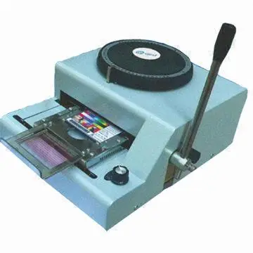 Manual Pvc Card Embosser, Pe-300, High Quality Manual Pvc Card Embosser ...