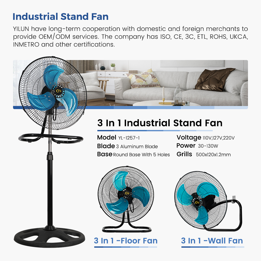 18 Inch 3in1 Stand Fan: New Model Home Appliance Electric Pedestal Fan ...