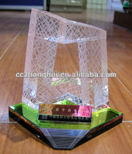 Crystal Building As The Office Set, High Quality Crystal Building As ...