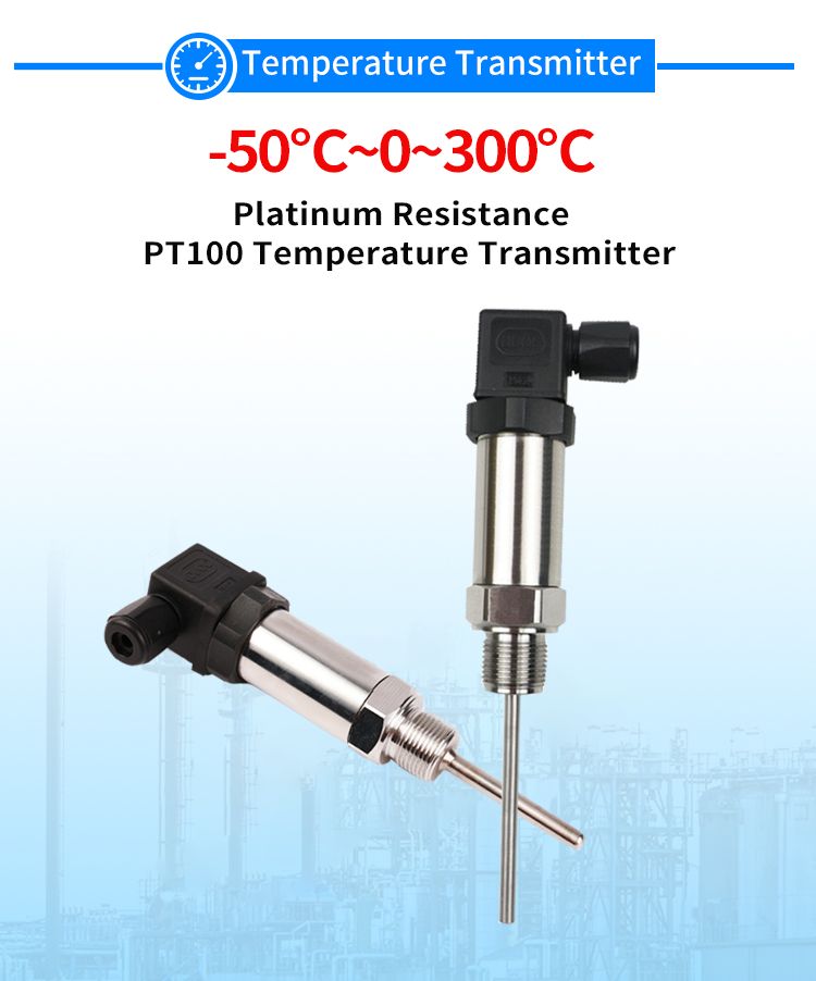 Pt100 Temperature Sensor For Diesel Fuel Pipeline (0-5v Output), High ...