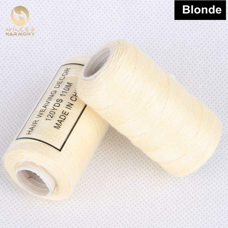 Harmony Hair Weaving Thread Small Roll Cotton Black Brown Blonde 100m ...