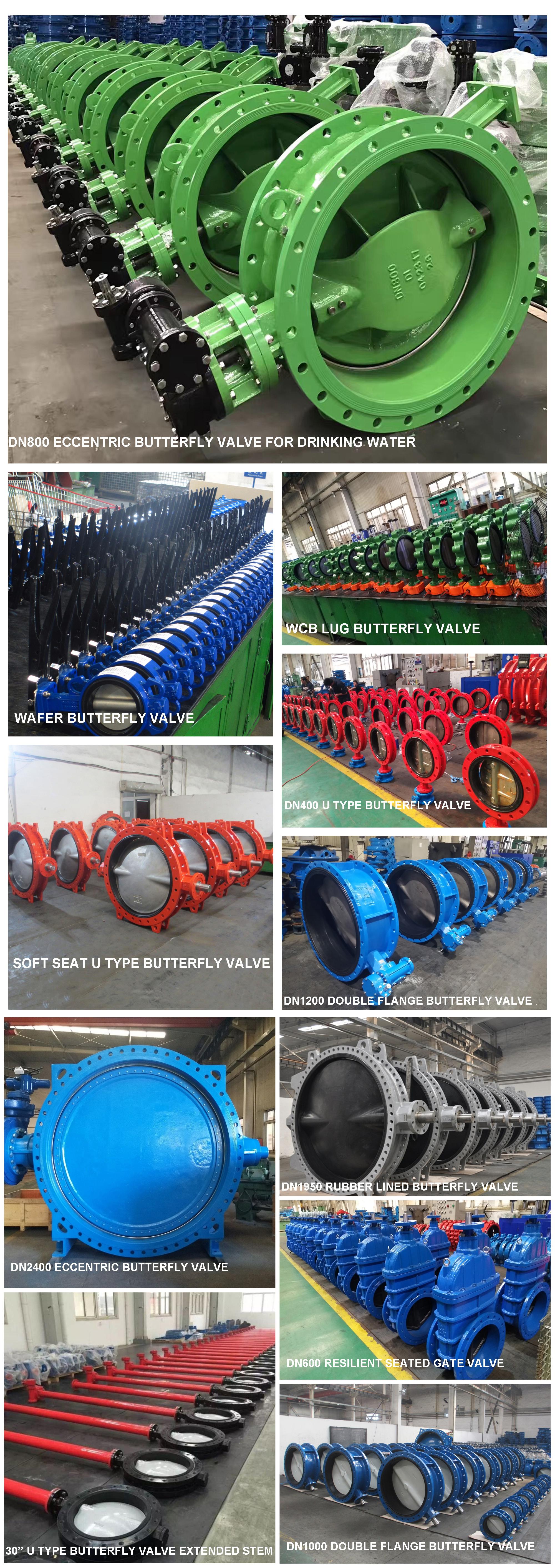 Dn1800 Pn10 Large Diameter Flange Valve Butterfly, High Quality Dn1800 ...
