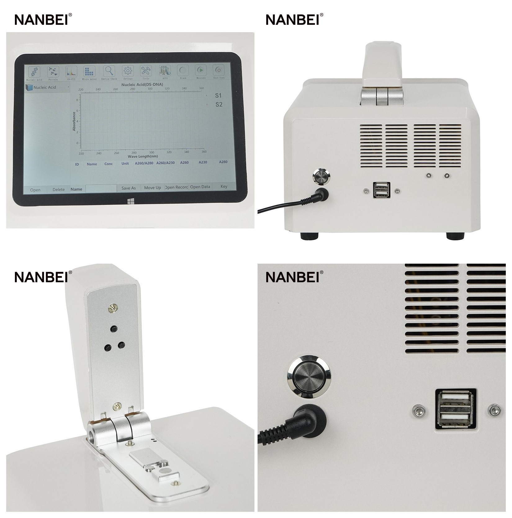 Laboratory Nano Ultra Micro Uv Visible Spectrophotometer, High Quality ...
