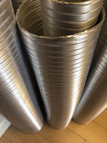 Custom Hvac System Round Semi Rigid Flexible Duct, High Quality Custom ...