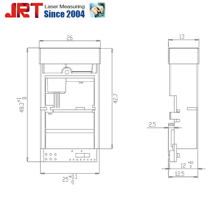 60m Raspberry Pi Lidar 모듈 Rs232 의 고품질 60m Raspberry Pi 0250