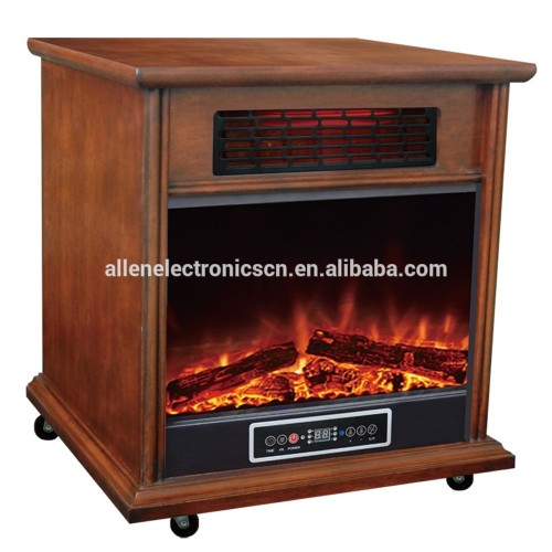 Etl Approved Portable Wooden Mantel Electric Fireplace Remote Control ...