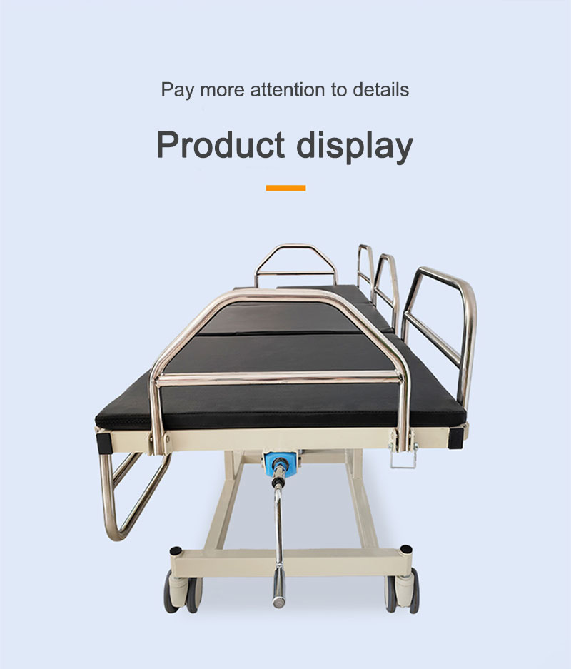 Steel Hydraulic Medical Shower Trolley Bed For Disabled Patients, High ...