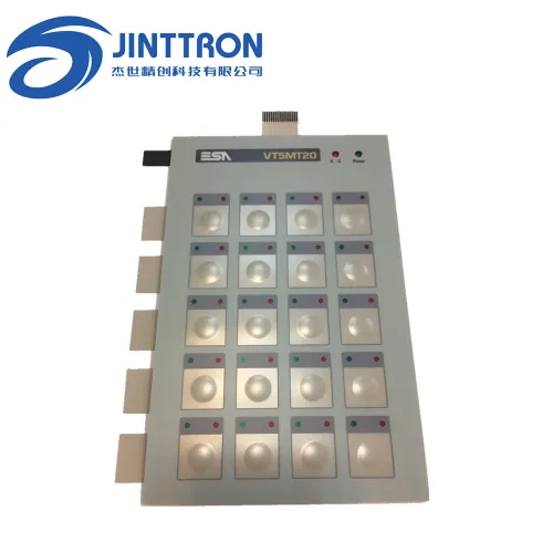 Industrial Controller Membrane Switch With Insert Card And Led, High ...