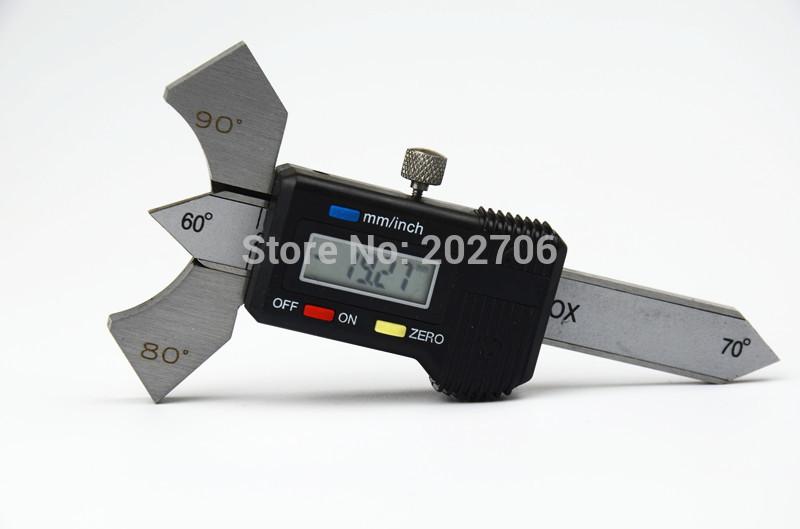 0-20mm Stainless Steel Digital Welding Seam Measure Vernier Weld Gauge Weld Inspection Ruler 60 ...