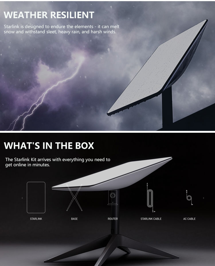 Internet Satelital Starlink Internet V4 With All Parts Complete And ...