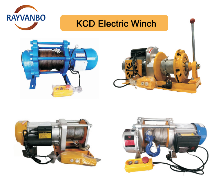Electric Winch Crane Hoist Elevator Hoist 220v Kcd Electric Wire Rope ...