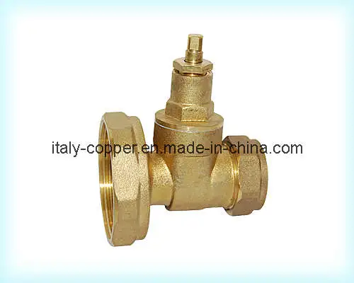 Brass Gate Valve Without Handle Wheel (av4031), High Quality Brass Gate ...