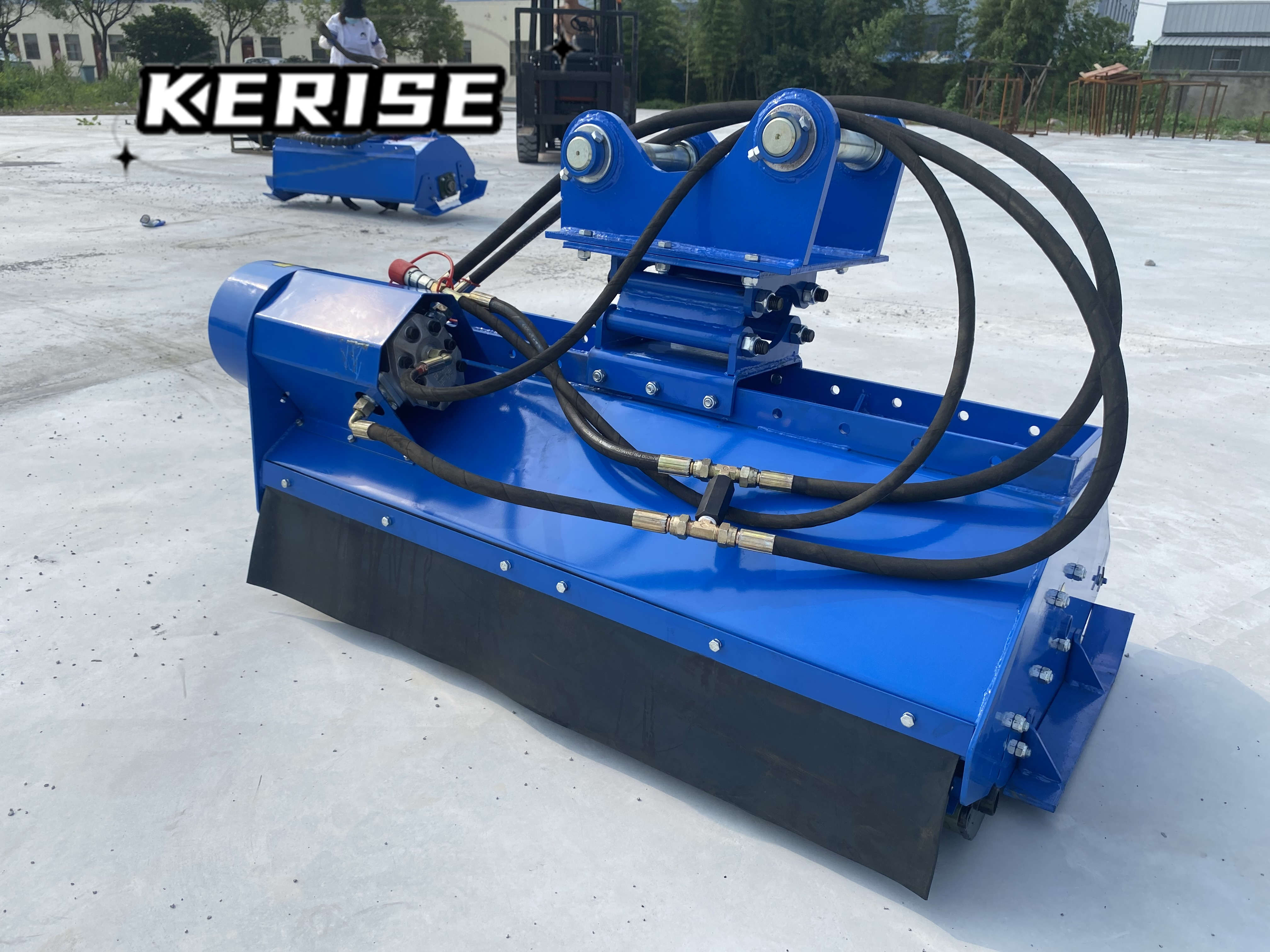 Hydraulic Brush Cutter Slasher Lawn Mower For Excavators (3~8t), High ...