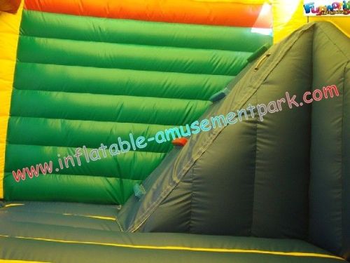 Blue Outdoor Inflatable Commercial Combo Units, Party Combo Jumpers ...