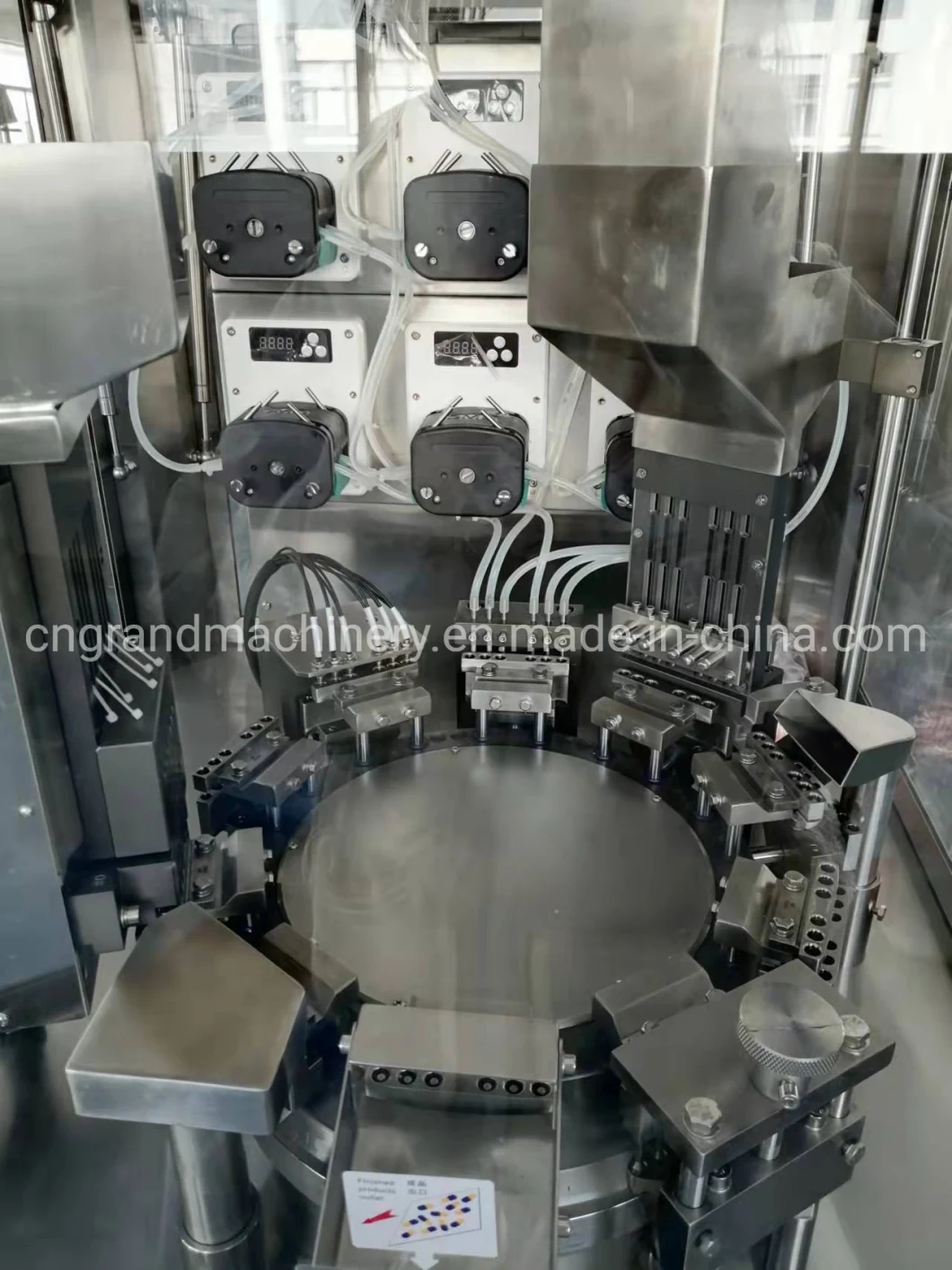 Liquid Capsule Filling Machine With Vacuum Cleaner Njp-260, High ...
