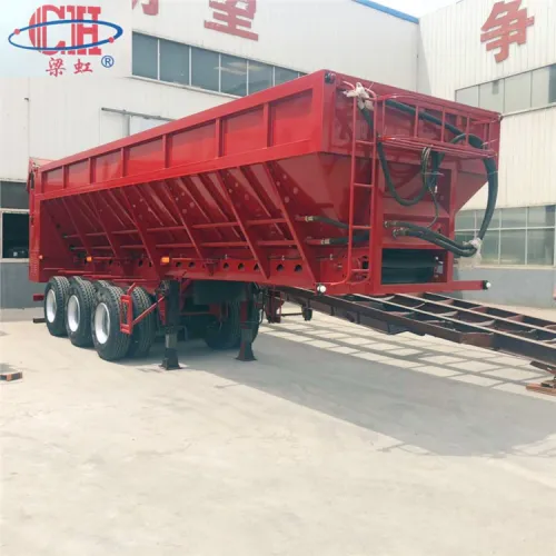 Live Bottom Trailer Dump Semi Trailer, High Quality Live Bottom Trailer ...
