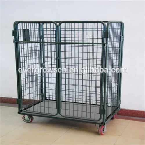 Supermarket Warehouse Steel Roll Cages, High Quality Supermarket ...