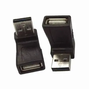 Usb Reversible Type A Angled Top/bottom Male To Type A Female Connector ...