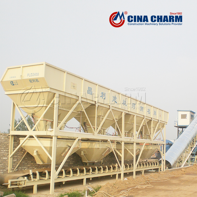 Pld2400 Concrete Aggregate Batching Machine Tka Mini Batching Plant For ...