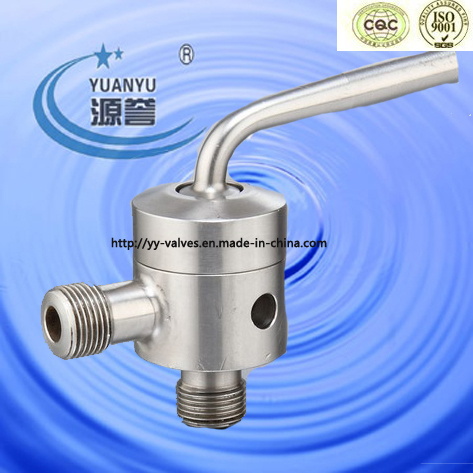 Sanitary 2 Way Plug Valve With Threaded Ends, High Quality Sanitary 2 ...