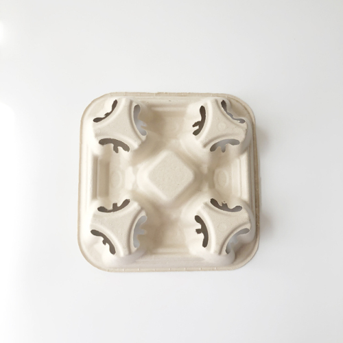 생분해 성 일회용 펄프 컵 캐리어 홀더 트레이 의 고품질 생분해 성 일회용 펄프 컵 캐리어 홀더 트레이