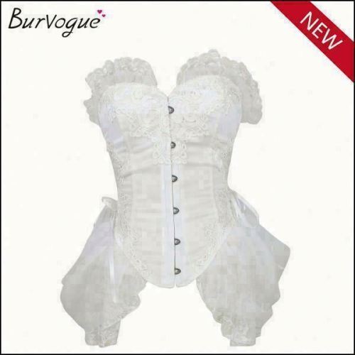 Plus Size Fashion Western Style Corset Bustier Denim Jeans Corset, High ...