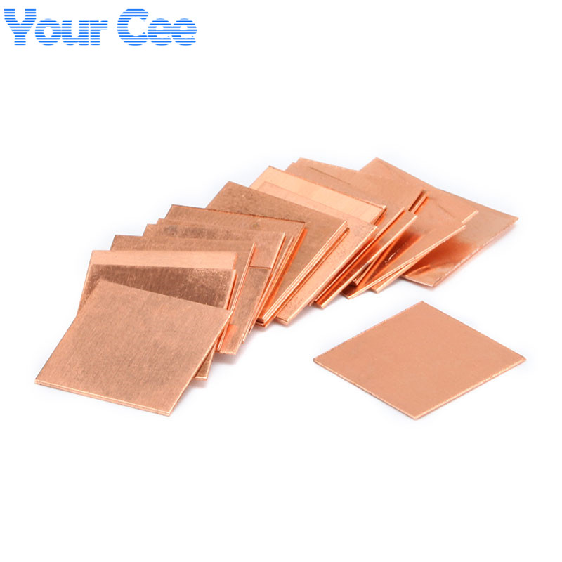 10pcs Copper Heatsink Thermal Pad Barrier Shim Sheet Plate Strip For ... 10pcs Copper Heatsink Thermal Pad Barrier Shim Sheet Plate Strip For ...