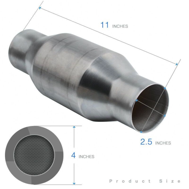 Universal Sports Exhaust System: High Flow Muffler & Catalytic ...