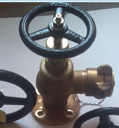 Jis Marine Bronze Angle Fire Valve/hydrant Valve Jis F7334b, High ...