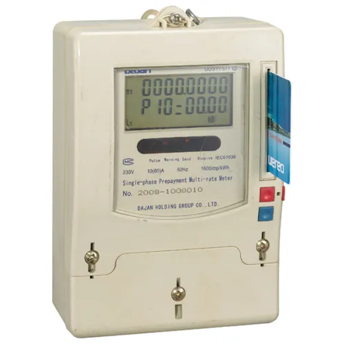 Single Phase Electronic Prepayment Energy Meter, High Quality Single ...