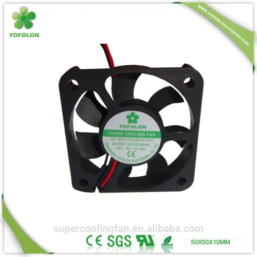 50x50x10mm 12v Dc Mini Fan 50mm Brushless Dc Axial Cooling Fan, High ...