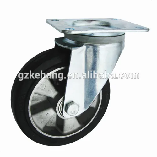Caster With Brake/5" Medium Duty Polyurethane Caster/125mm Side Mount ...