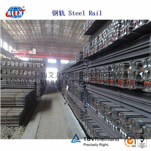 Din536 Standard A55/65 Steel Rails, Q235 Rails With Fasteners, High ...