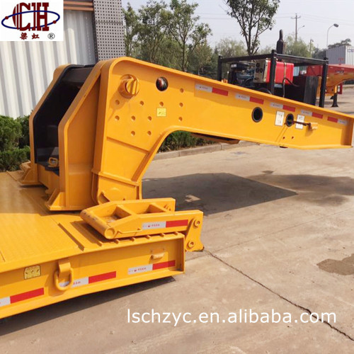 Front Loading Gooseneck Detachable Low Bed, High Quality Front Loading ...