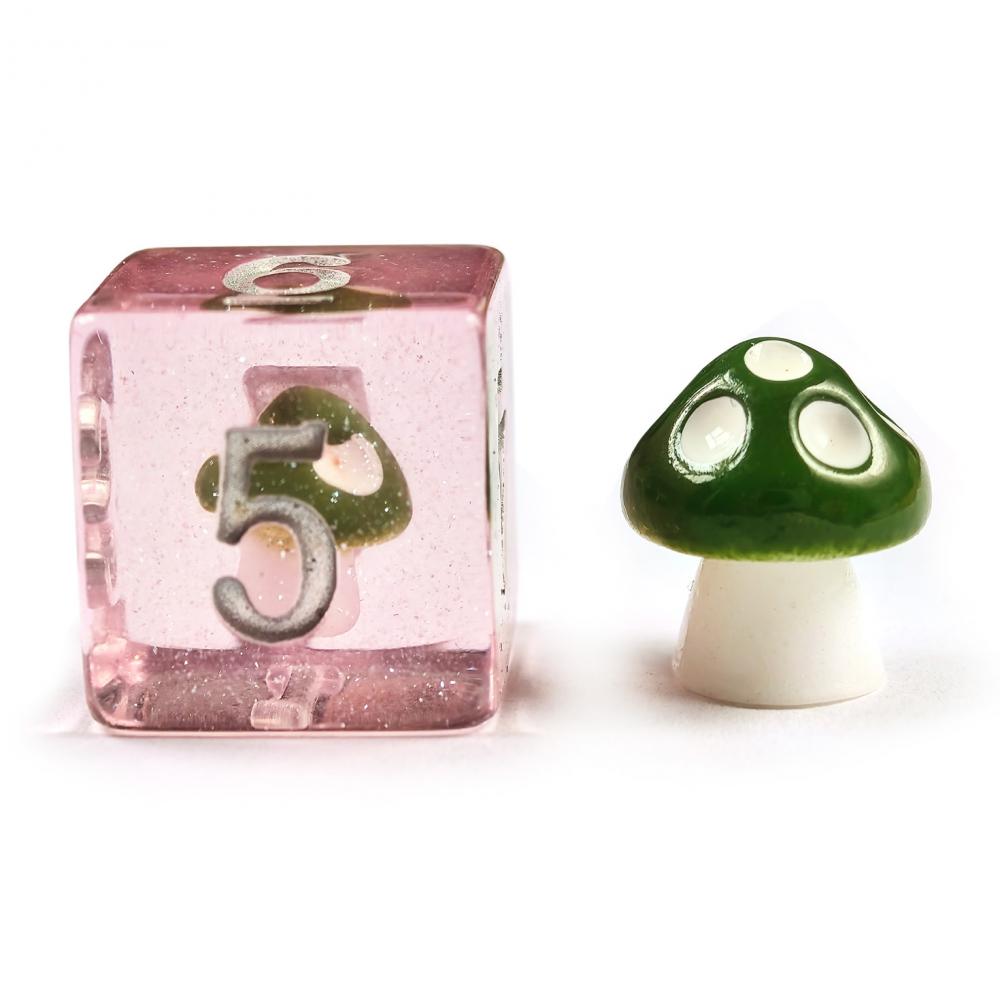 Mushroom 7PCS DND Polyhedral Dice Set, Cartoon Mushroom Dice for Role ...