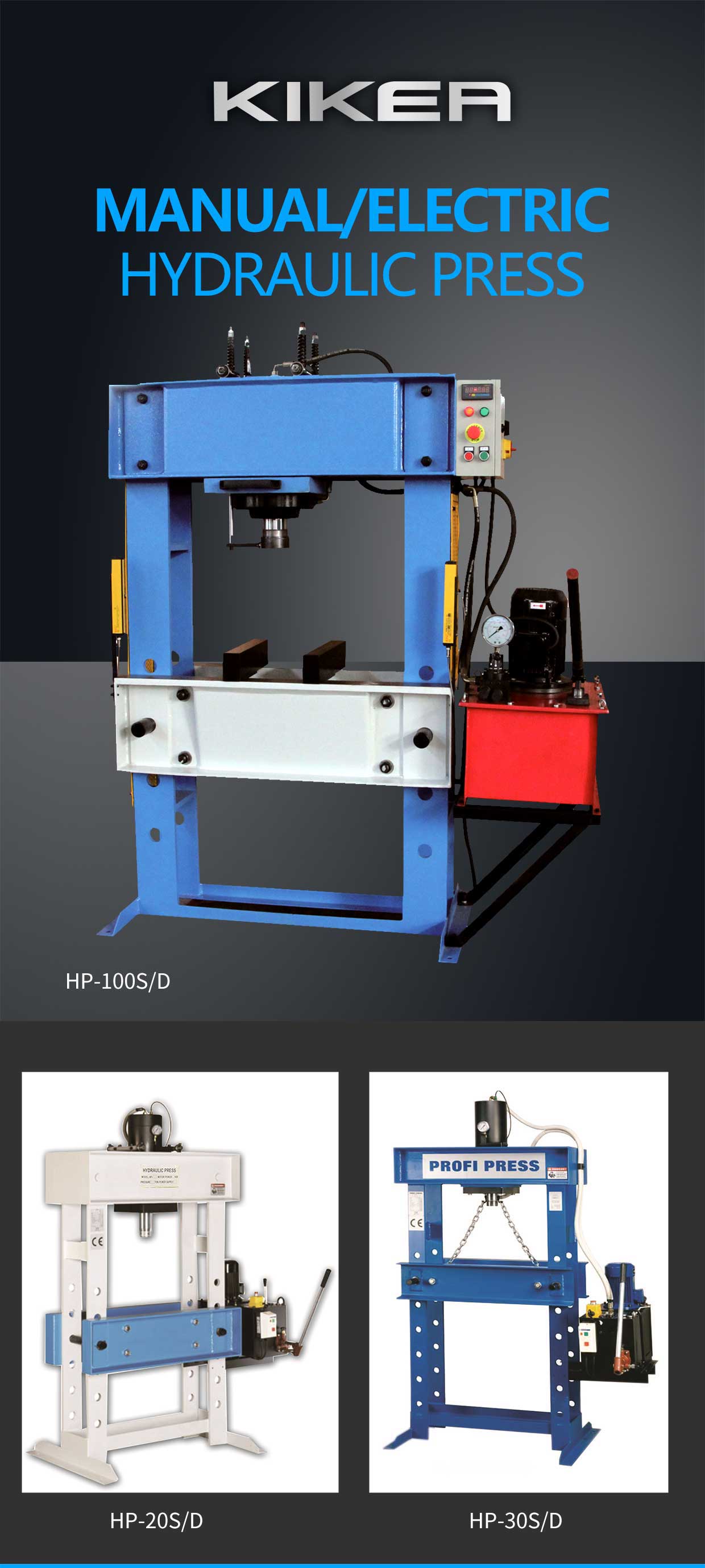 Manual Electric Integrated Hydraulic Press With Precise Pressure ...