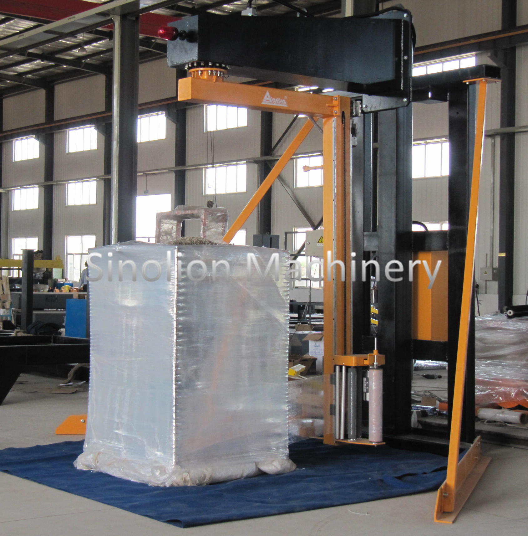 Fully Automatic Turntable Stretch Wrapper, High Quality Fully Automatic ...