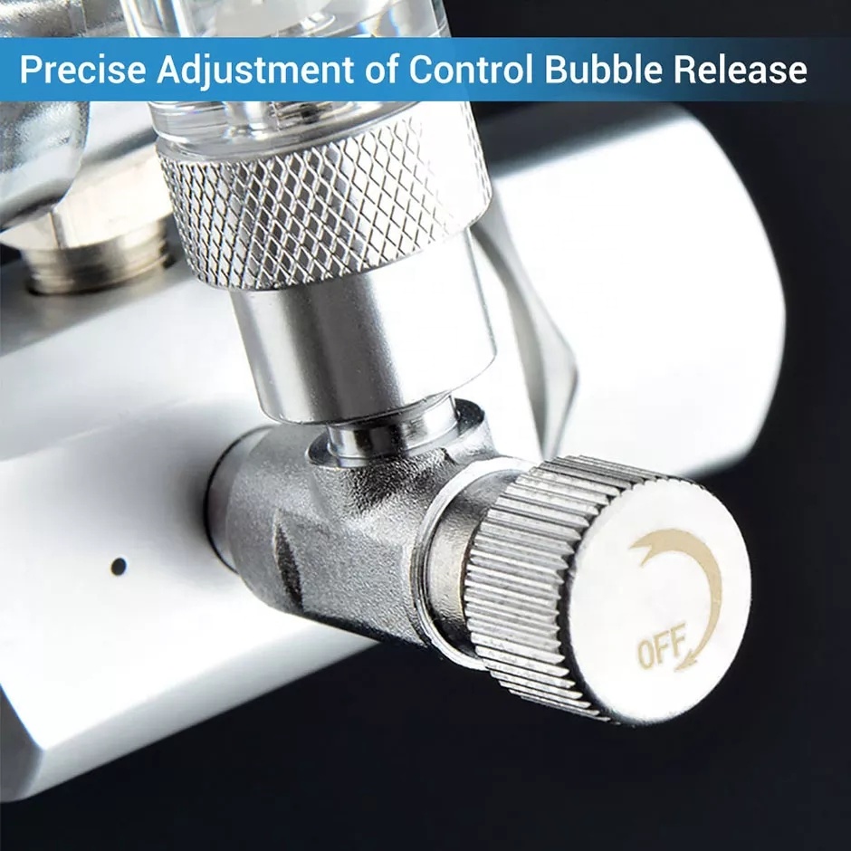 Magnetic Solenoid Co2 Regulator With Bubble Counter For Aquariums, High ...