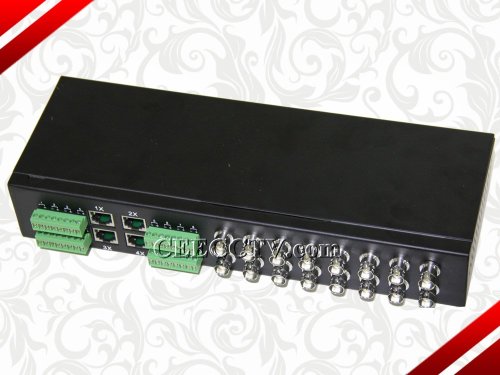 16ch Passive Utp Video Balun Rack Mount Style For Cctv Cee-tp19, High ...