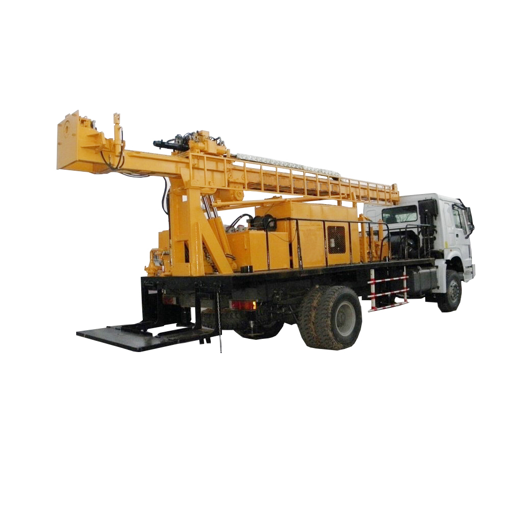 1000m Truck-mounted Drill Rig Air Compressor Pneumatic Rig, High ...