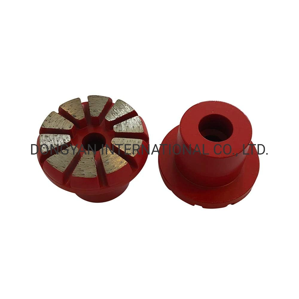 6 Segment Turbo Diamond Floor Grinding Plug Head Tools, High Quality 6 ...