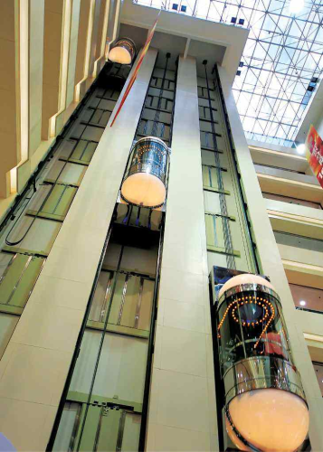 Commercial Panoramic Observation Sightseeing Glass Elevator, High ...