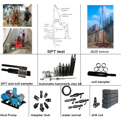 Kinds of Standard Penetration SPT Testing Kit for Soil Prospecting ...