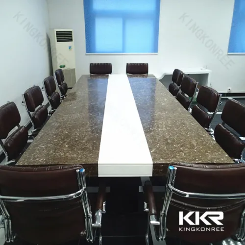 Model Design Solid Surface Artificial Stone Marble Conference Table ...