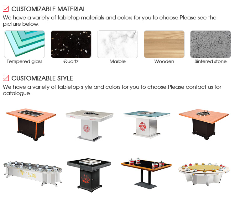 Korean Electric Hot Pot Table For Restaurants, High Quality Korean ...