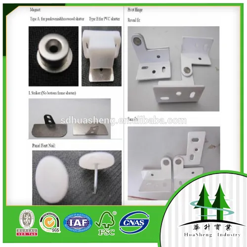 Thin White Primed Wooden Shutter ,wooden Shutter Components, High ...