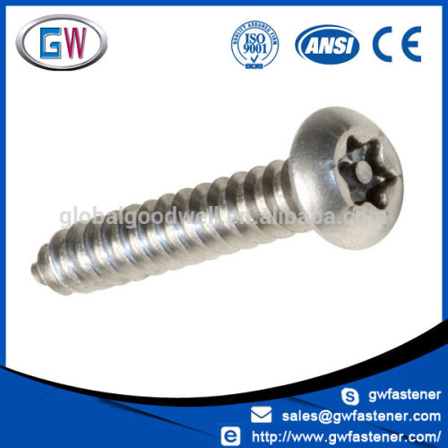 304 Stainless Sheet Metal Torx Pin Head Security Screws, High Quality ...